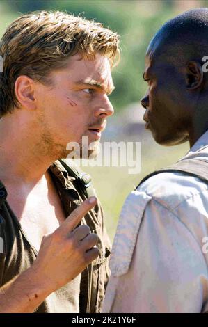 BLOOD DIAMOND LEONARDO DiCAPRIO as Archer, DJIMON HOUNSOU as Solomon ...