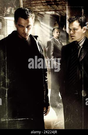 LEONARDO DICAPRIO, MATT DAMON, JACK NICHOLSON POSTER, THE DEPARTED ...