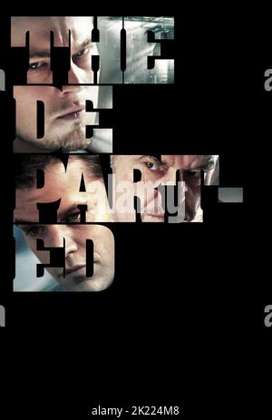 LEONARDO DICAPRIO, MATT DAMON, JACK NICHOLSON POSTER, THE DEPARTED ...