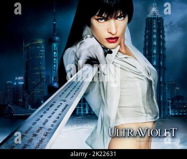 MILLA JOVOVICH POSTER, ULTRAVIOLET, 2006 Stock Photo - Alamy