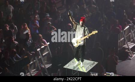 Anaheim, California, USA 17th September 2022 Tyler Joseph of Twenty One ...