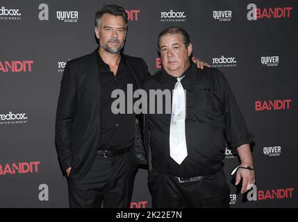 (L-R) Josh Duhamel and Gilbert Galvan Jr. at the BANDIT World Premiere ...