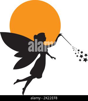 beautiful magic fairy character vector illustration design Stock Vector ...