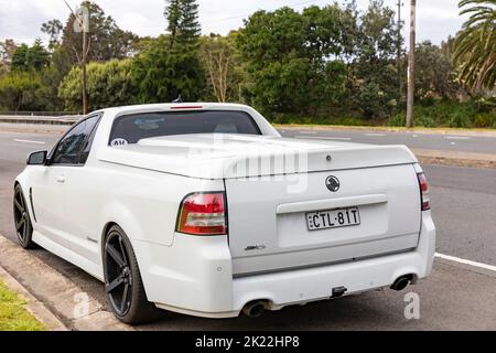White Holden 2014 SV6 ute storm utility vehicle parked in Avalon Beach ...