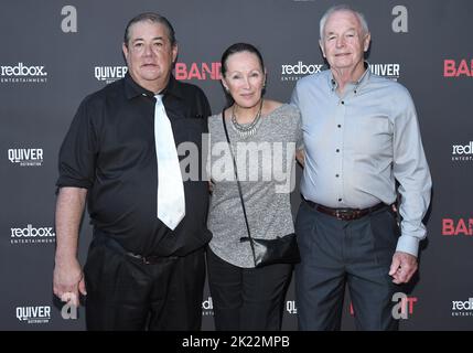 (L-R) Gilbert Galvan Jr., Andrea Hudson and John Snydes at the BANDIT ...