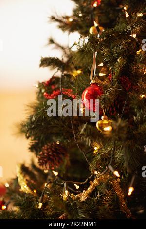 Feliz Navidad means Merry Christmas in Spanish language. Greeting card ...