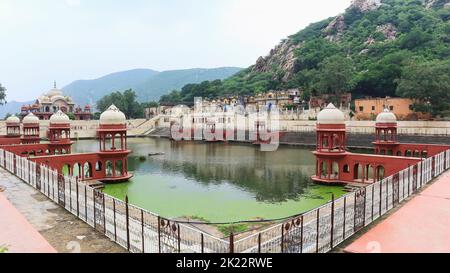View of Sagar Talab and Main Cenotaph of Moosi Maharani ki Chhatri ...