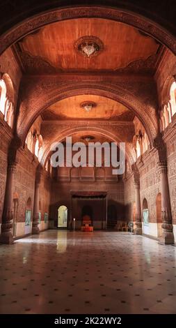 Interior of Palace in Junagarh fort, Bikaner, Rajasthan, India, Asia ...