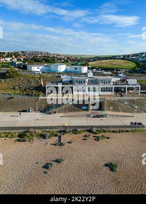 Aerial view of Saltdean seafront, east sussex coast Stock Photo - Alamy