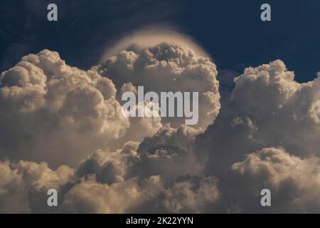 Pileus on a cumulonimbus cloud, New York, USA Stock Photo - Alamy