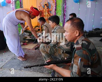 The blessing of the weapons. (IT Stock Photo - Alamy