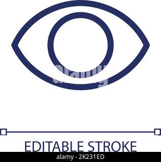 Visual Perception icon. Line element from cognitive skills collection. Linear Visual Perception ...