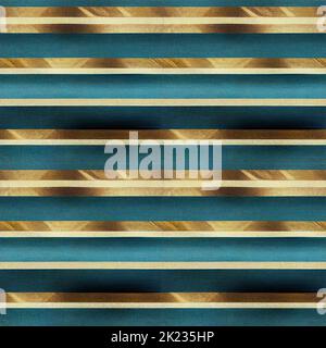 Seamless stripe Pattern teal and gold - DGi Stock Photo - Alamy