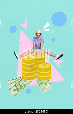 Young businessman sitting on pile of giant books Stock Photo - Alamy