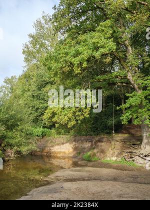 hiking at the berkel river in germany Stock Photo - Alamy