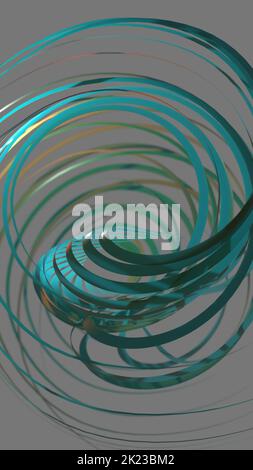 abstract form vortex design on black Stock Photo - Alamy