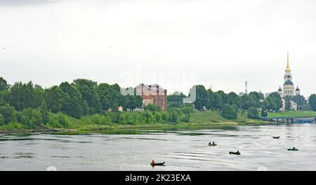 Navigable river transport in Saint Petersburg in the Russian Federation ...