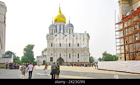 Orthodox Church inside the Kremlin compound, Russian Federation, Russia ...