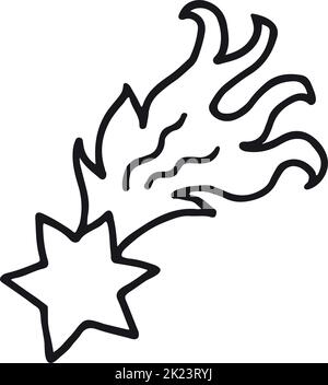 Shooting stars. Magic wish icon. Fantasy sign Stock Vector Image & Art ...