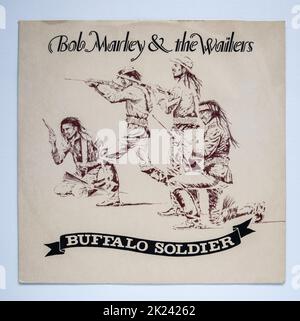 Bob Marley and the Wailers Buffalo Soldier seven inch single Stock ...