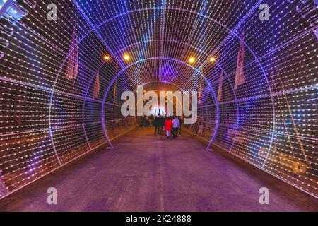 Funchal, Madeira Island, Portugal - December 26, 2021: People walking ...