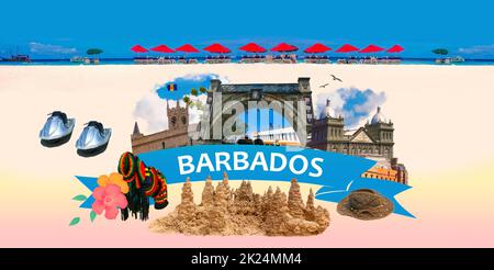 Bridgetown, Barbados. Barbados is a beautiful Catibbean country with ...