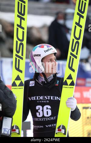 Simon Ammann (Schweiz /SUI) bei der Qualifikation zum ...