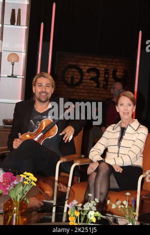David Garrett & Dove Bongartz,, 3 nach 9 Talkshow, Bremen, 13.05.2022 ...