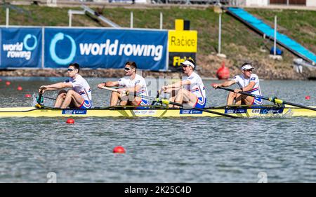 Racice, Czech Republic. 22nd Sep, 2022. Ioana Vrinceanu, Denisa ...