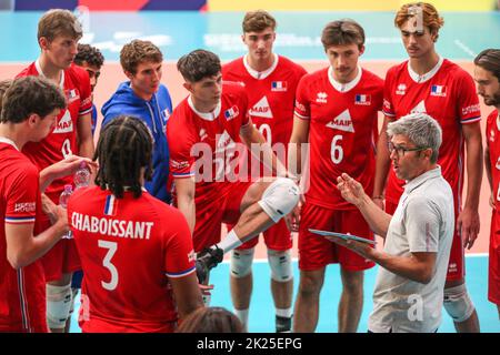 Montesilvano/Vasto, Italy, September 22 2022 Spike of Hilir Henno (FRA ...