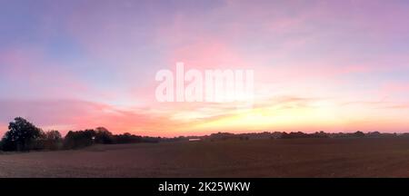 Beautiful high resolution panorama of a northern european country ...