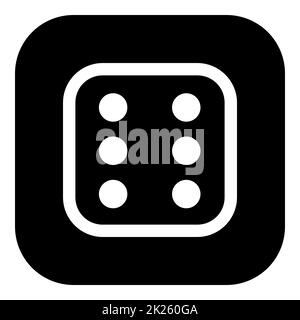 Dice and app icon Stock Photo - Alamy