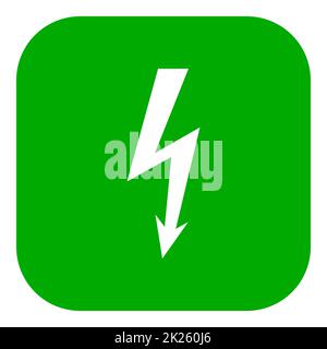 Lightning and app icon Stock Photo - Alamy