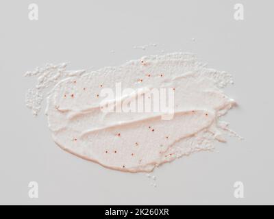 Scrub smears. Pink exfoliating body polish texture Stock Photo - Alamy