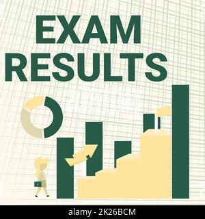 Inspiration showing sign Exam Results, Business approach An outcome of ...
