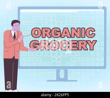 Businessman Standing Presenting Charts Wonderful Ideas On Computer ...