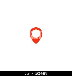 Taxi map pointer. GPS locate symbol, 3D rendering isolated on white background Stock Photo - Alamy