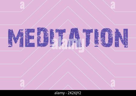 Conceptual display Mindfulness. Business concept state of mind attained ...