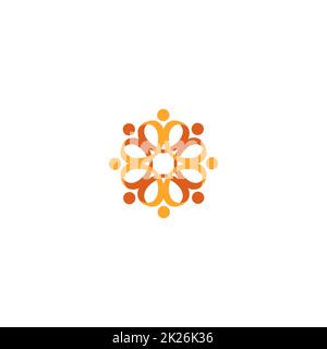 flower petals, floral ornament, decorative design element Stock Photo ...