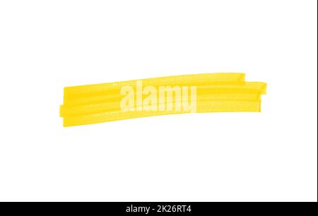 Hand drawn marker stripe with orange color - Underline or headline ...