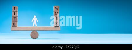 Work Life Balance Choice And Protection Concept Stock Photo - Alamy