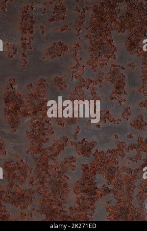 pattern of the corrosive rust on the vintage razor blade isolated on ...