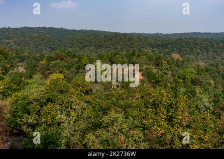 Lord shiva temple is located top of a mountain above approximately 200 ...