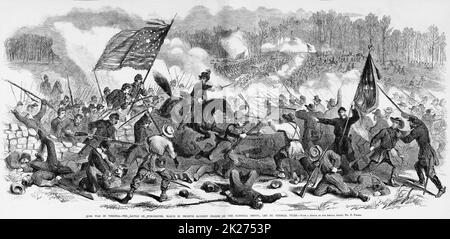 The War in Virginia - Battle of Winchester - Capture of a Rebel battery ...