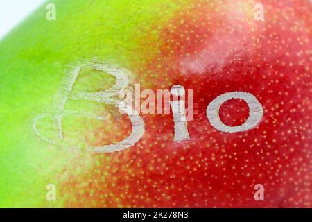 ripe and labeled organic mango Stock Photo - Alamy