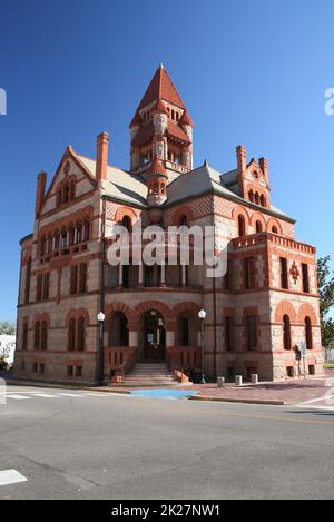 Historical Hopkins County Courthouse in Sulphur Springs, Texas Stock ...