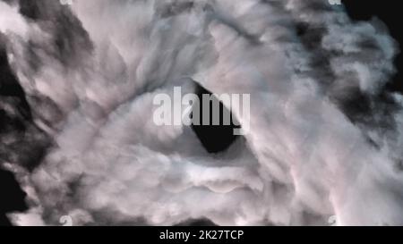 Spiral puffs of smoke Stock Photo - Alamy