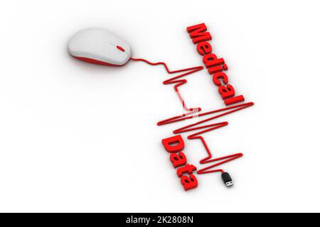 Ecg line created by computer mouse Stock Photo - Alamy