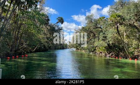 Orange City, FL USA - February 4, 2022: The springs at Blue Springs ...