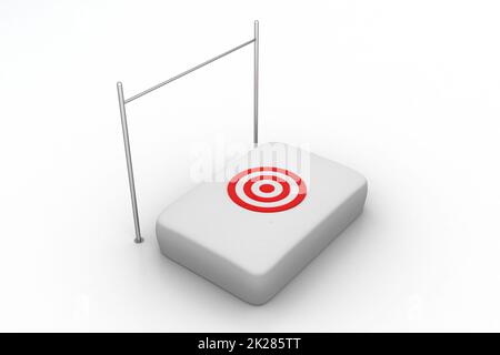pole vault target point Stock Photo - Alamy